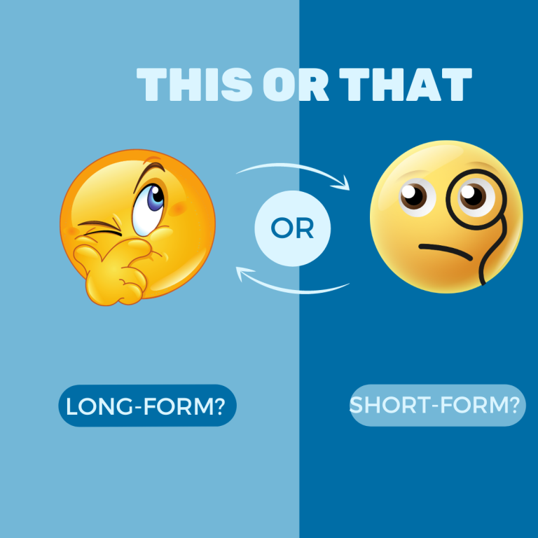 Long-form Content vs. Short-form Content: What's More Effective?